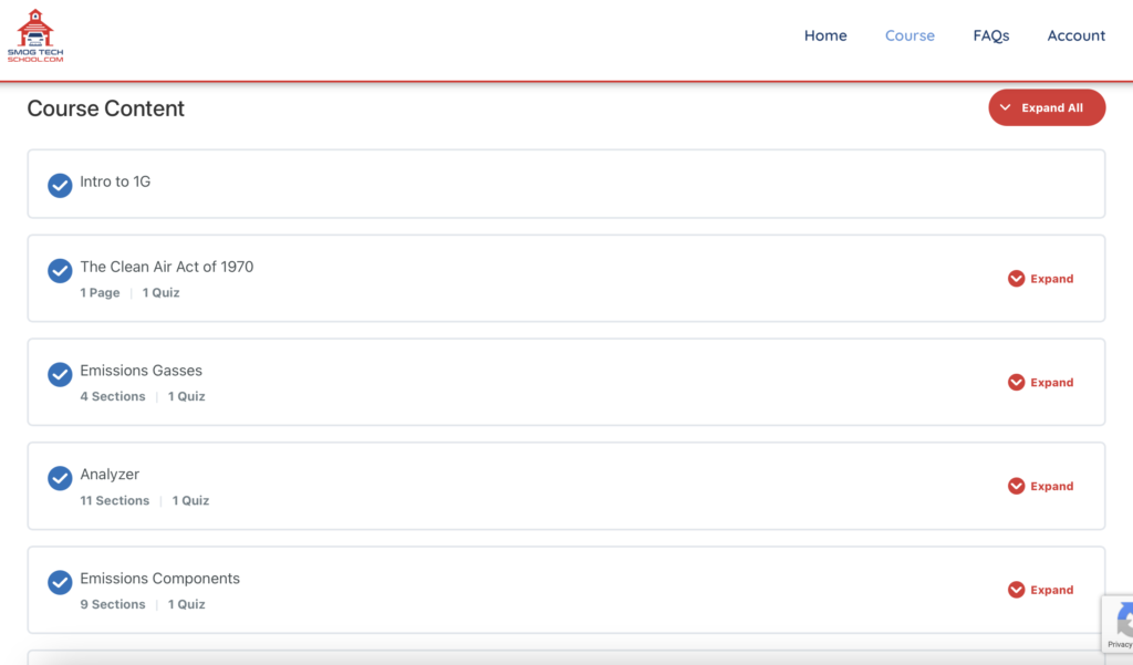 Nevada Online 1G Emissions Inspectors Certification Course – Nevada 1G ...